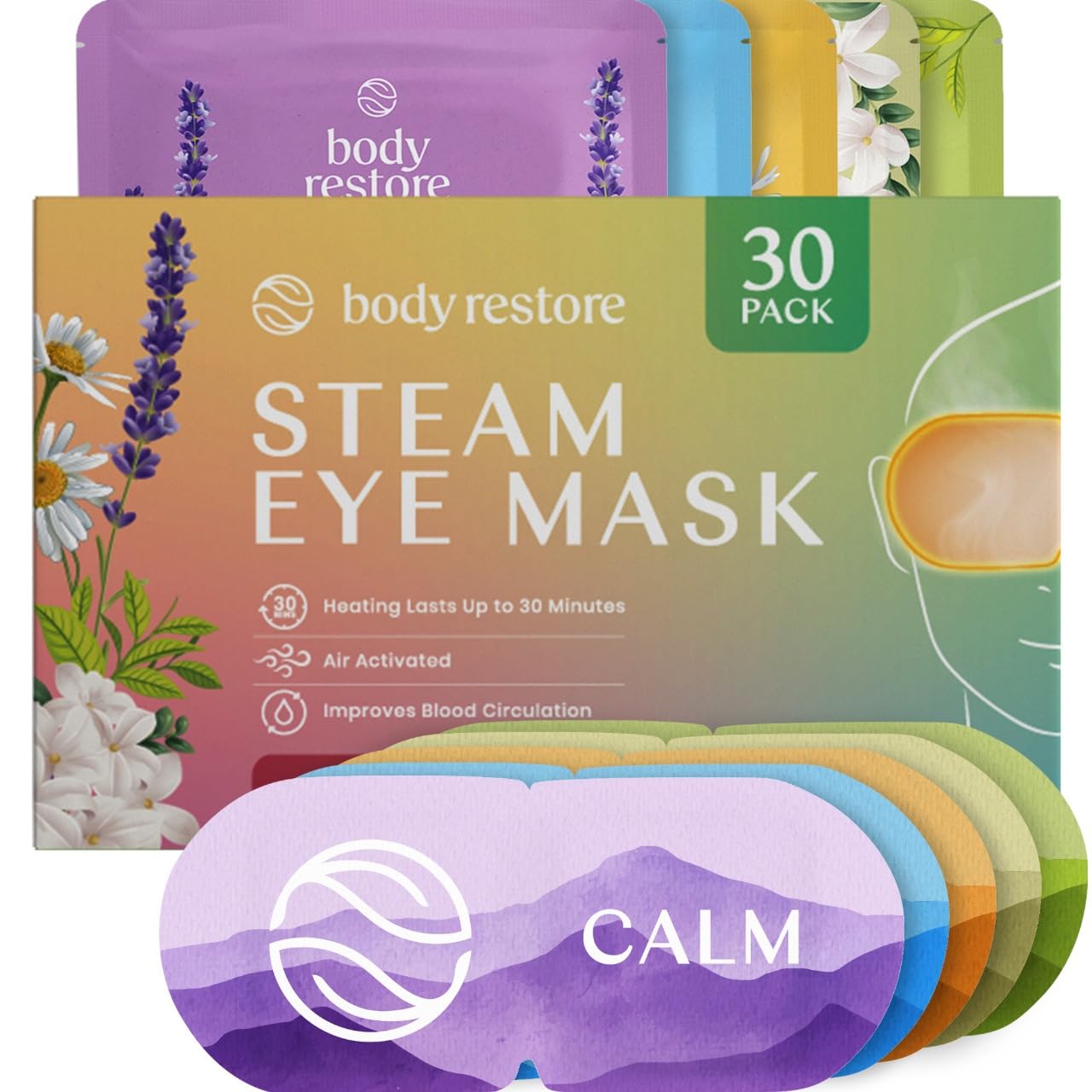 Steam Eye Mask (30 Packs) – Body Restore