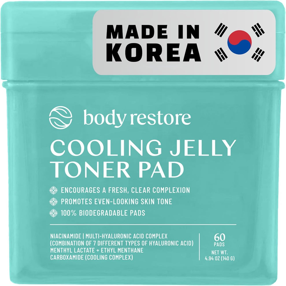 Cooling Jelly Toner Pads (60 Pads) – Body Restore